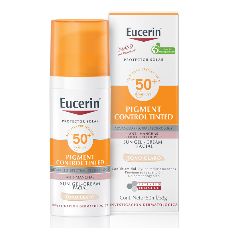 Eucerin Gel Protector Solar Antimanchas Tono Medio Fps50 X 50ml ...