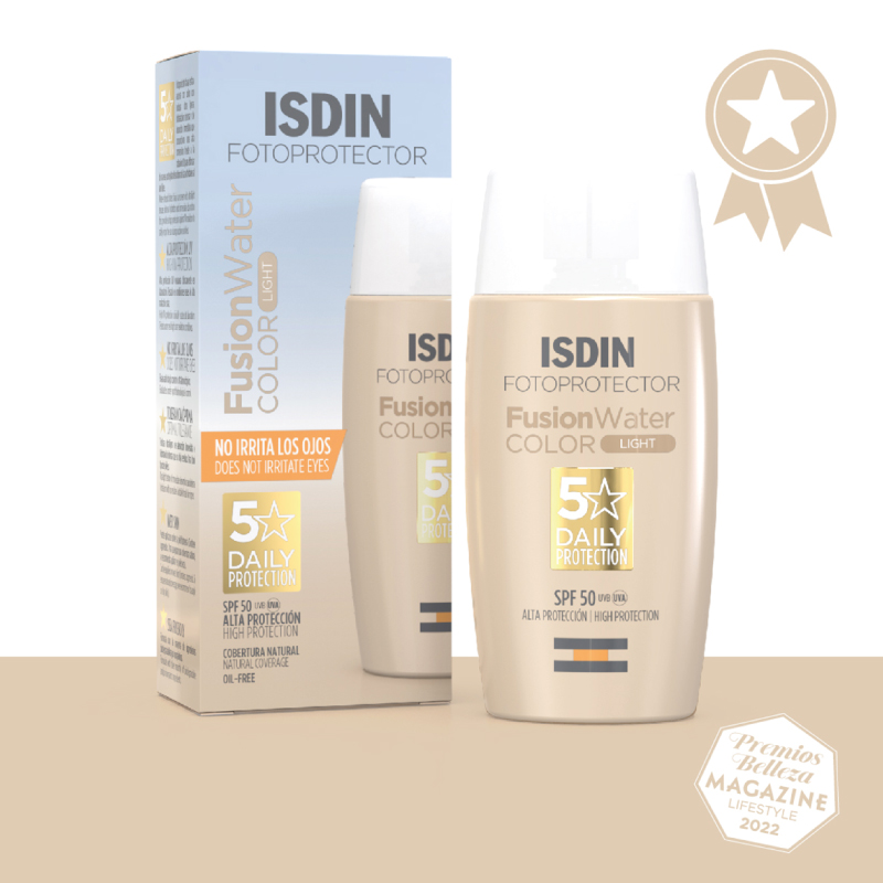 Isdin Fotoprotector Fusion Water Color Light Spf50+ 50ml Crema Facial ...