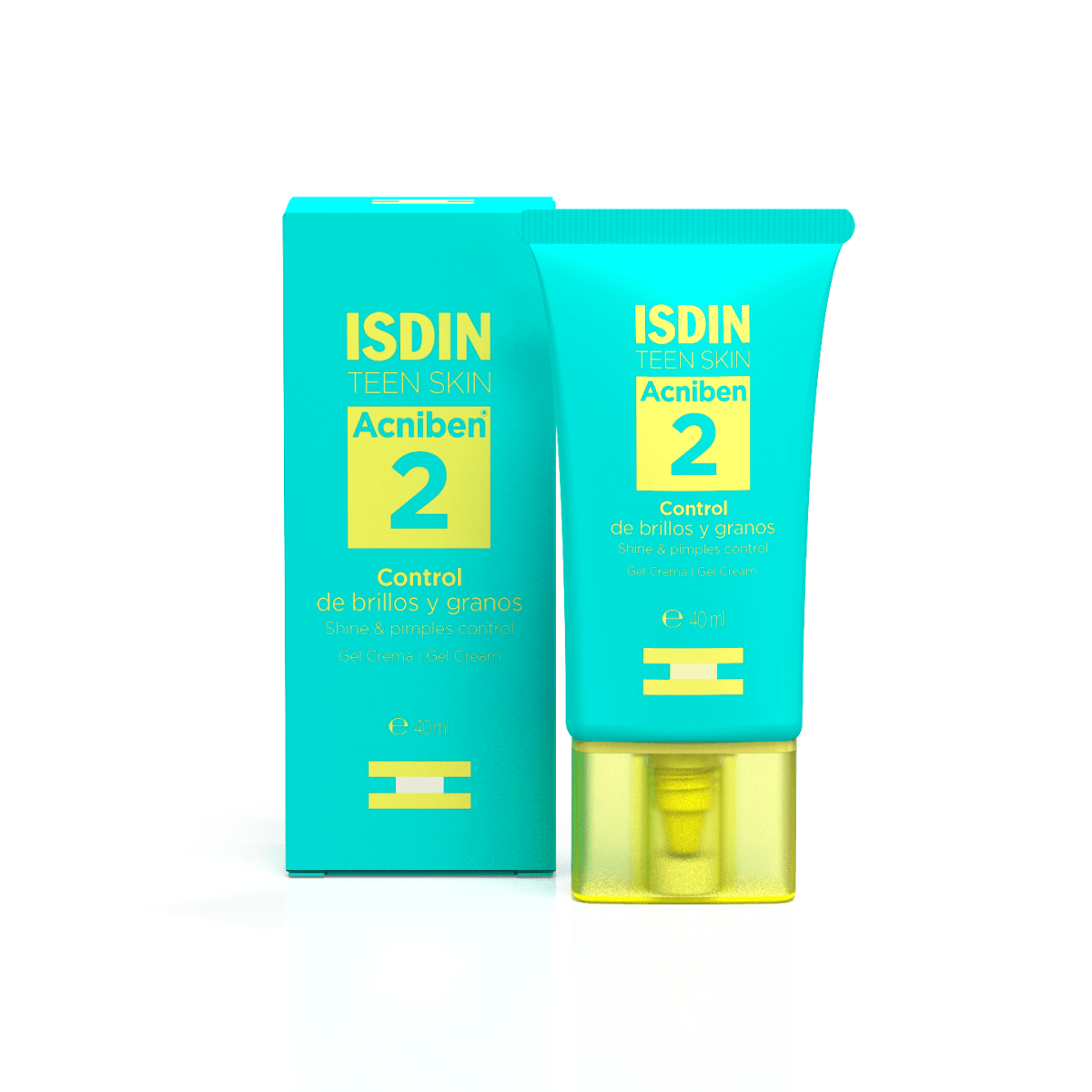 Isdin Teen Skin Acniben 2 Control De Brillos Y Granos 40ml Gel-crema ...