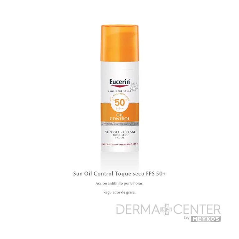 Eucerin Protector Solar Oil Control Toque Seco Spf50+ 50ml Crema Facial ...