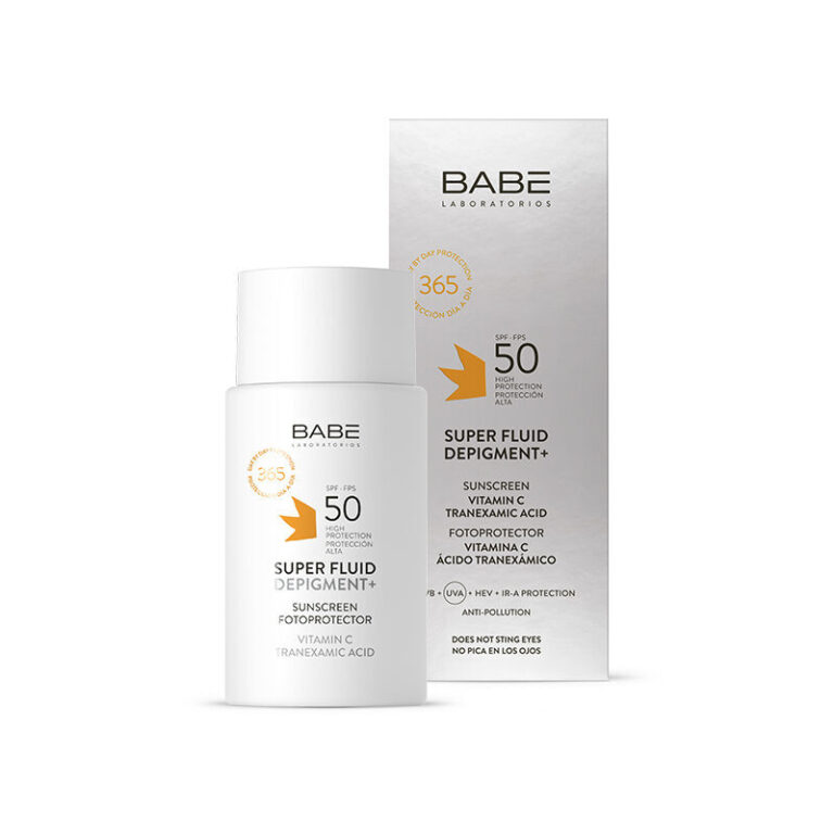 Babe Fotoprotector Solar Super Fluid Depigment+ Spf50 50ml Fluido ...